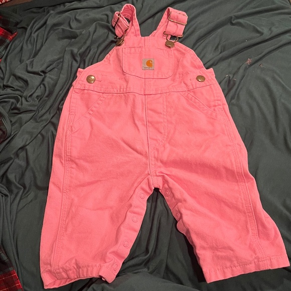 Carhartt | One Pieces | B Little Girls Pink Carhartt Overalls | Poshmark